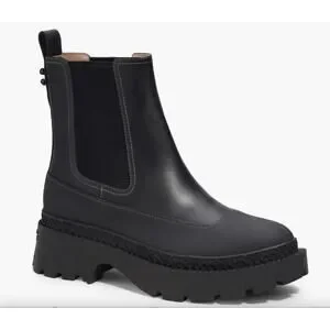 Coach | Shoes | Coach Jayla Chelsea Leather Ankle Lug Boots Womens 9 ...